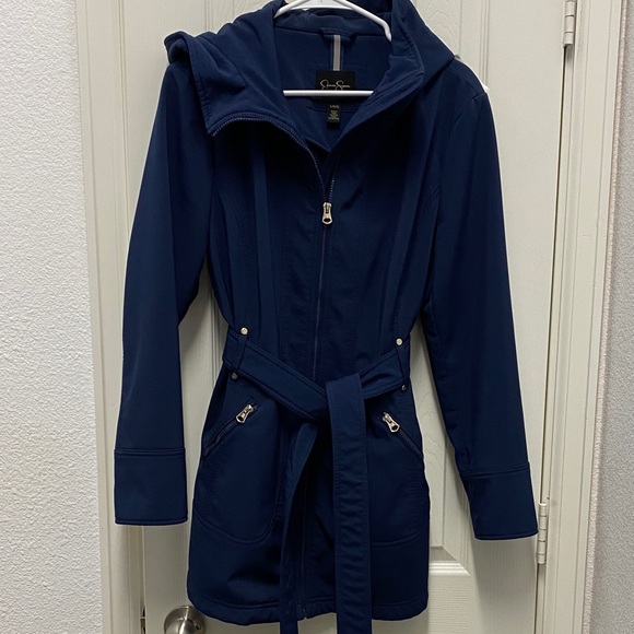 Jessica Simpson | Jackets & Coats | Jessica Simpson Navy Blue Hooded ...